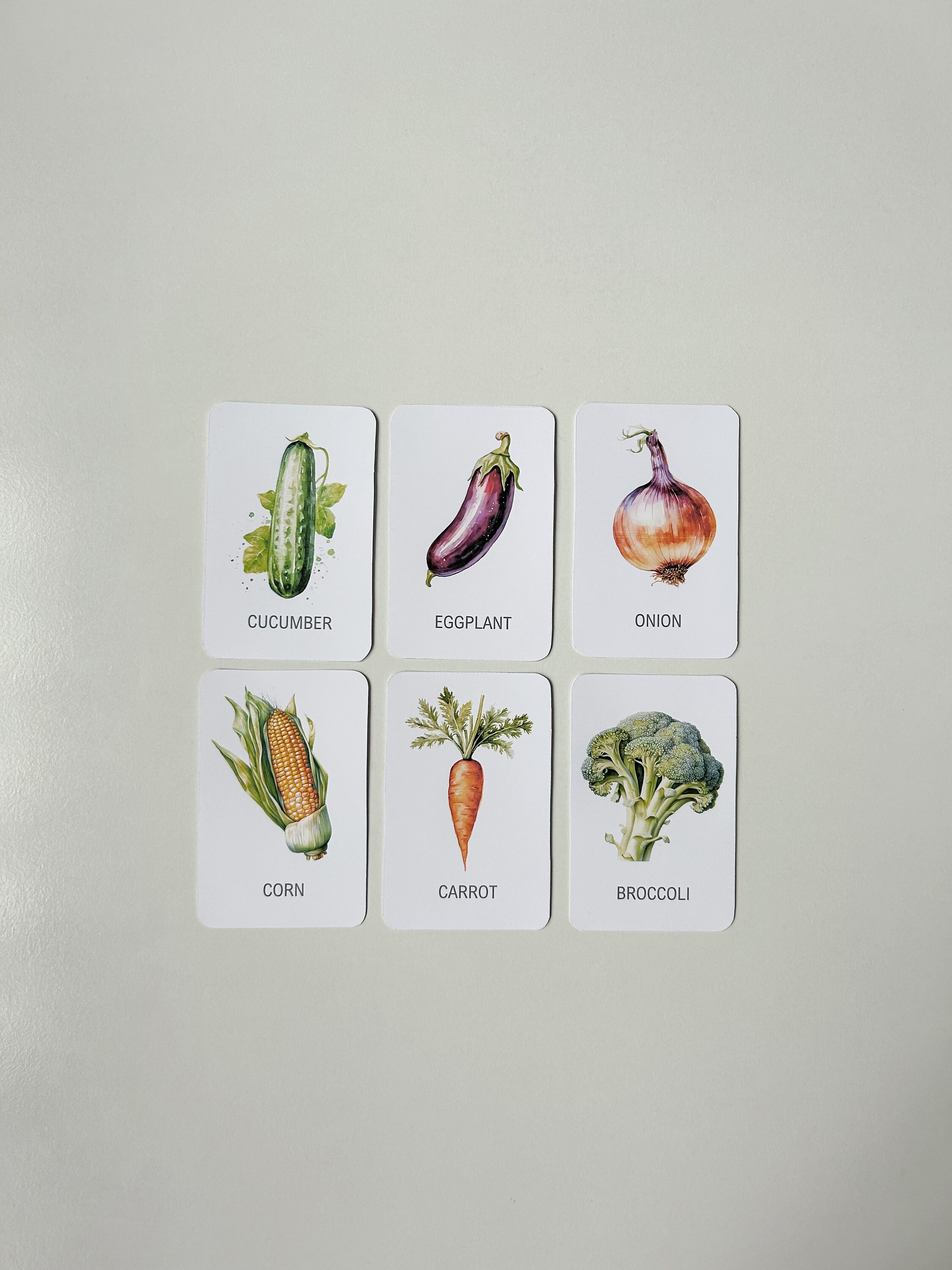 28 Vegetable Flashcards Printable, Educational Resource, Child ...
