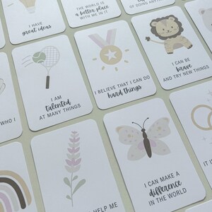 Children’s Affirmation Cards Printable, Positive Mindset for Kids ...