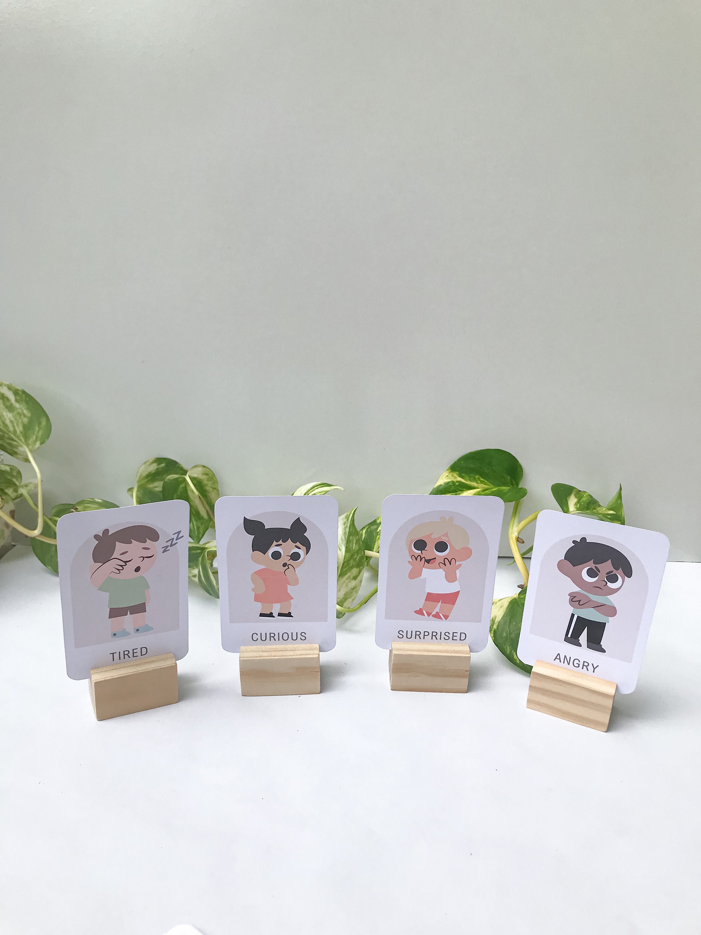 16 Children's Emotions Flashcards Printable, Kids Feelings Cards ...