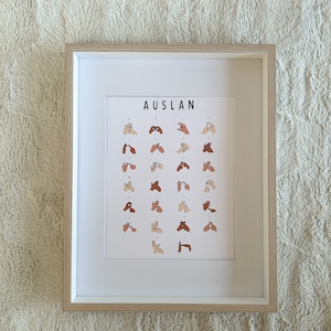 AUSLAN Alphabet Poster Printable, Learn Australian Sign Language ...