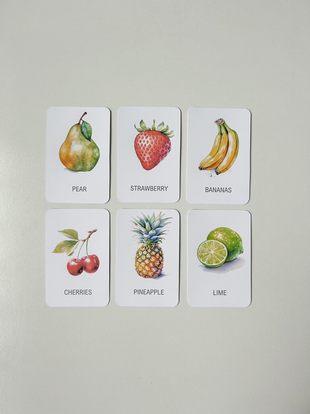 28 Fruit Flashcards Printable, Educational Resource, Child Wellbeing ...