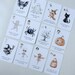 Halloween Yoga Cards for Children: 12 Printable Flashcards (digital ...