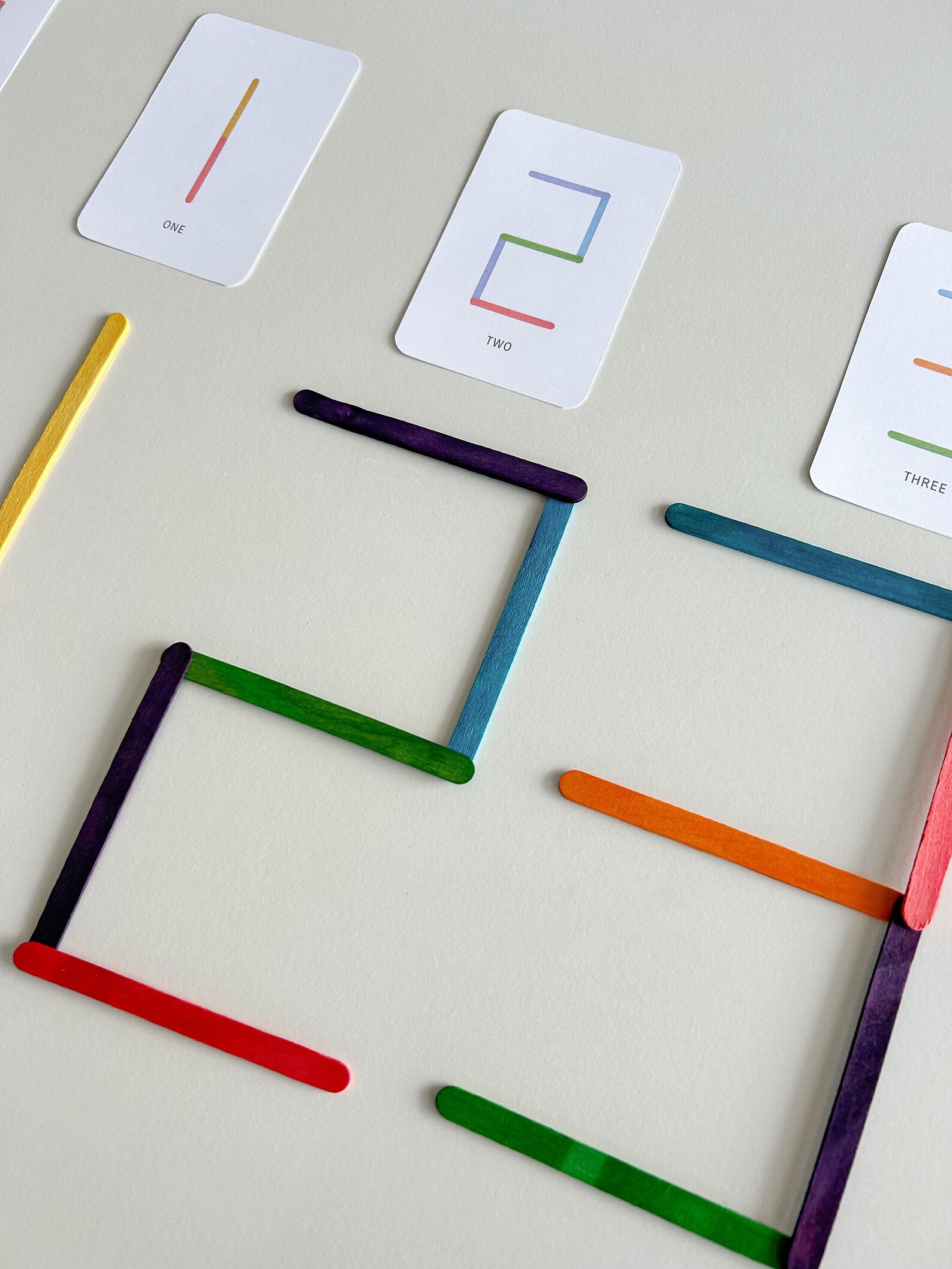 0-9 Popsicle Stick Number Cards Printable, Paddle Pop Stick Activity ...