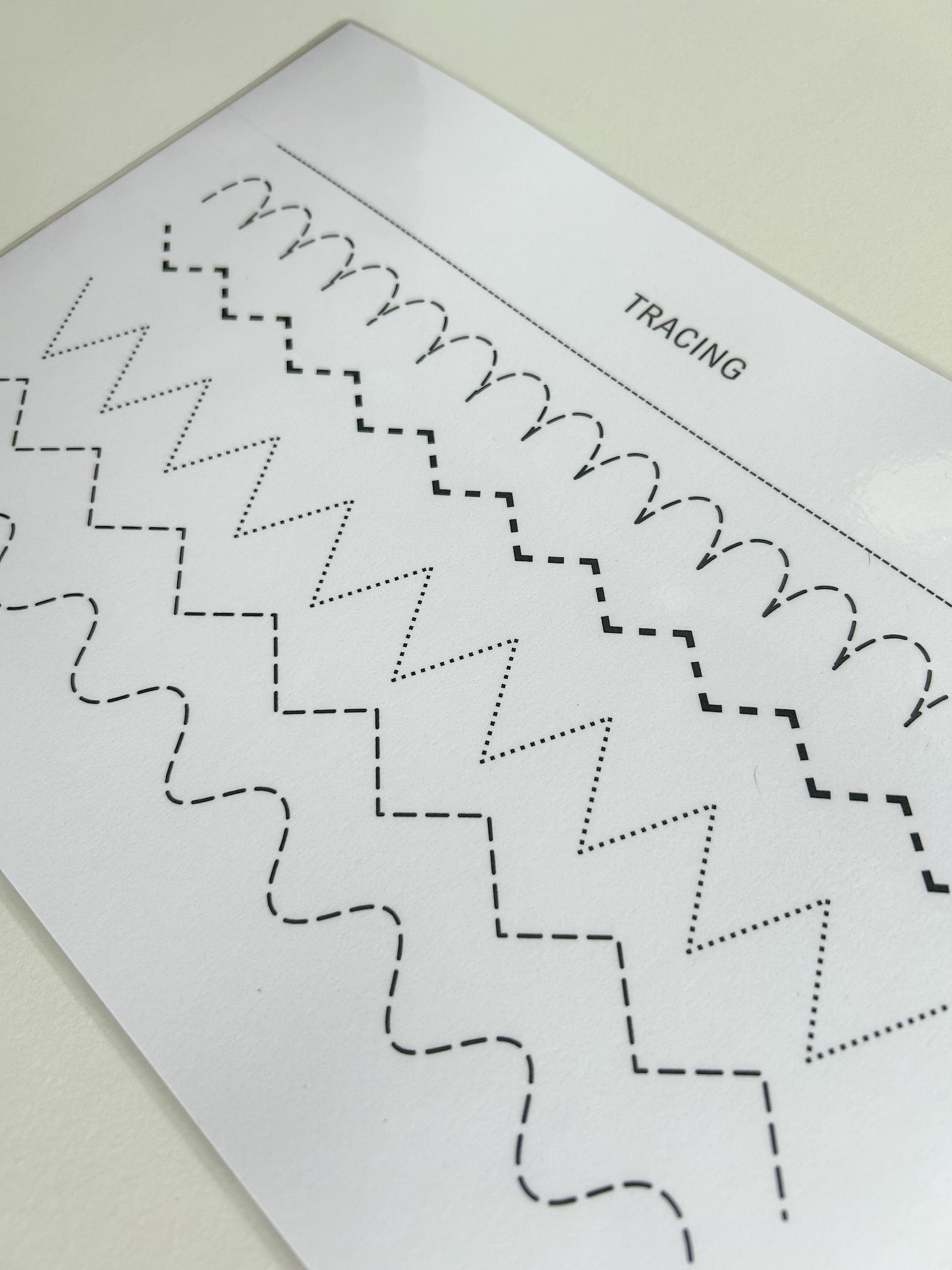 Pre Writing Tracing Sheets Printable, Line Tracing Sheet, Pre Writing ...