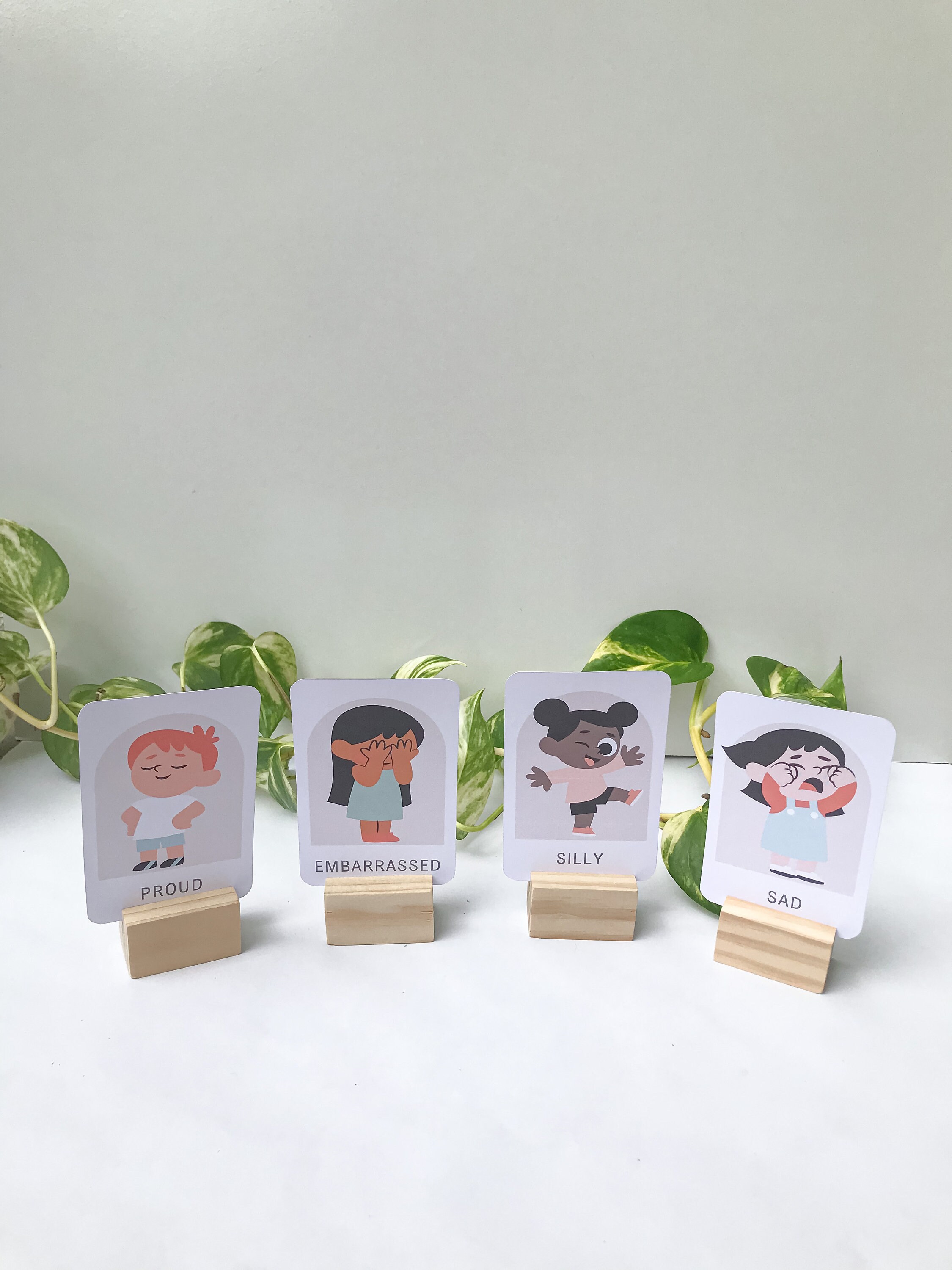 16 Children's Emotions Flashcards Printable, Kids Feelings Cards ...