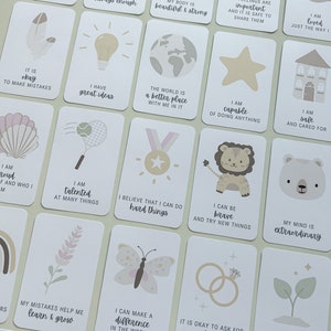 Children’s Affirmation Cards Printable, Positive Mindset for Kids ...