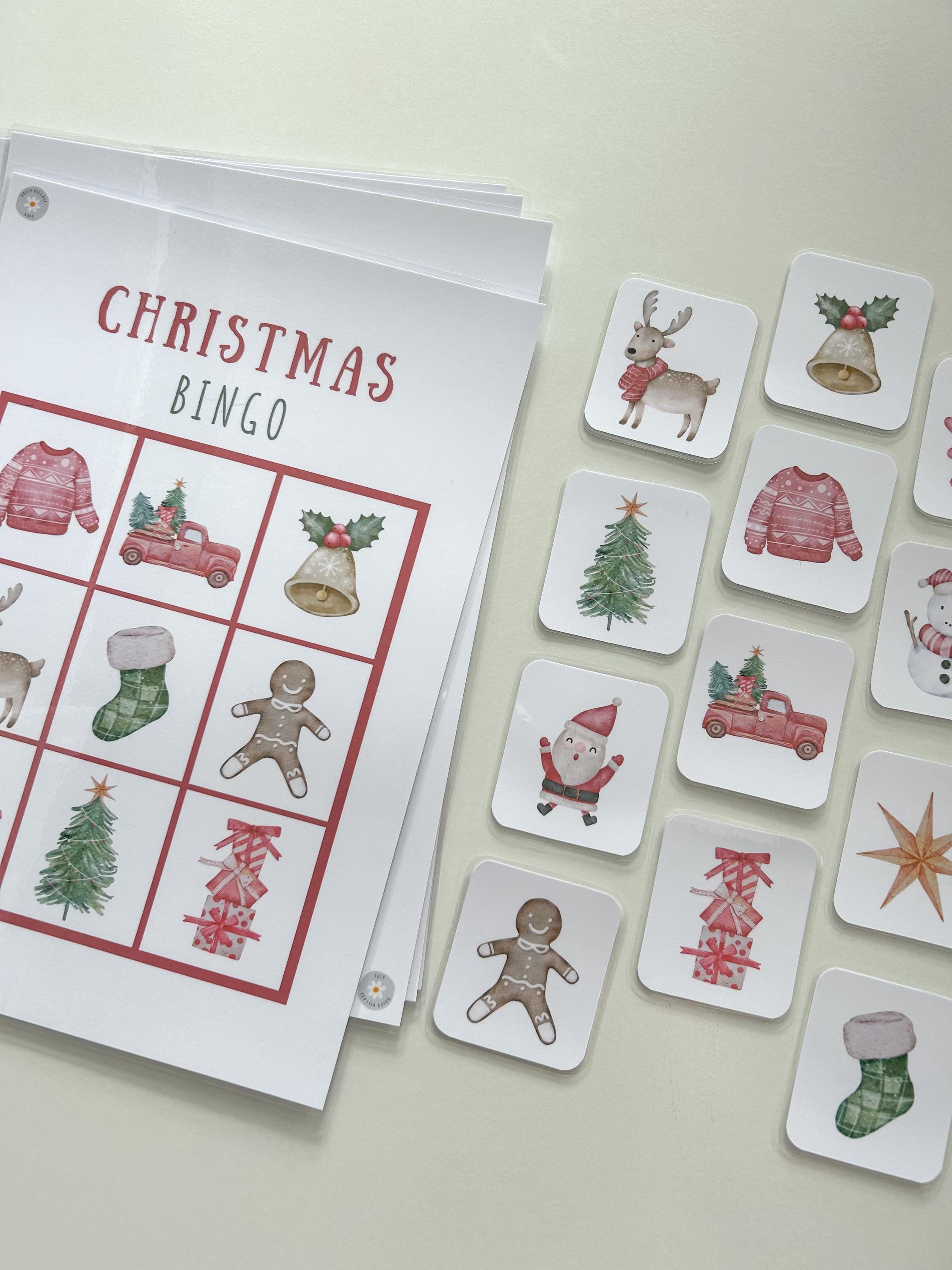 CHRISTMAS BINGO Children's Printable, Christmas Party Game, Holiday ...