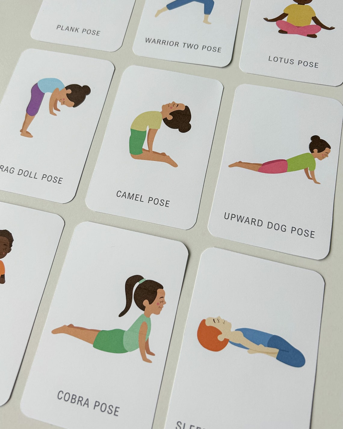 19 Children's Yoga Cards Printable, Kids Movement for Mindfulness ...