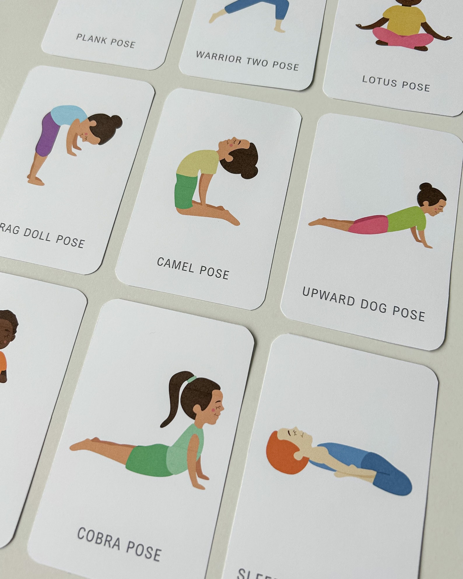 19 Children's Yoga Cards Printable, Kids Movement for Mindfulness ...