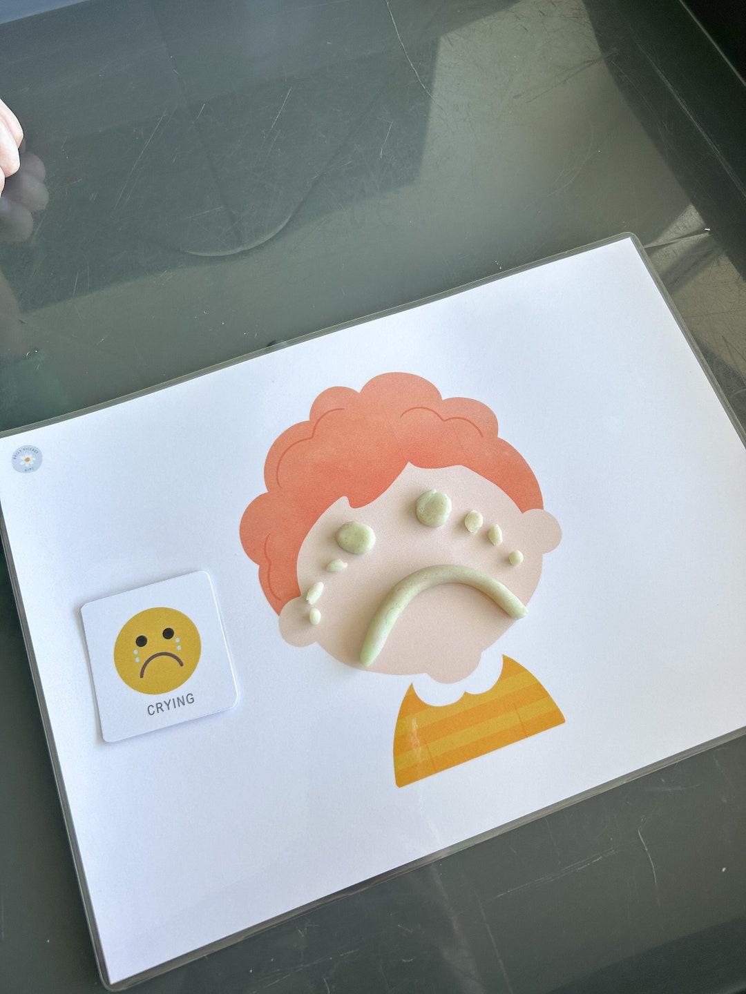 15 Emotions Playdoh Mat Childrens Printable, Play Dough, Kids Feelings ...