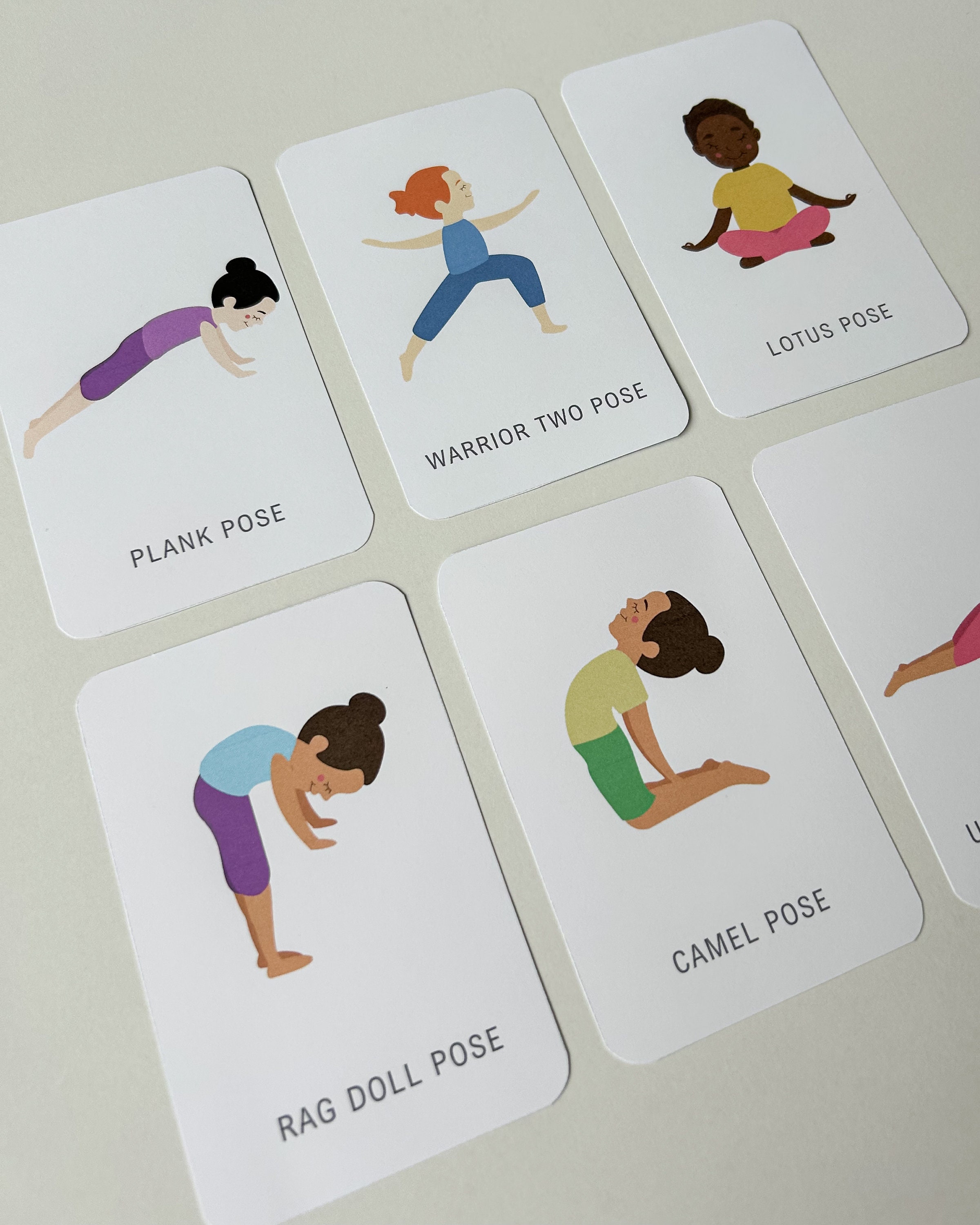 19 Children's Yoga Cards Printable, Kids Movement for Mindfulness ...