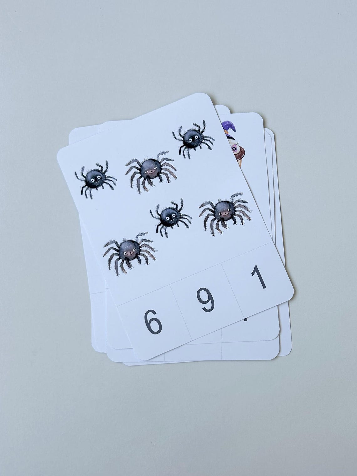 1-10 Halloween Number Peg Matching Printable, Counting for Children ...