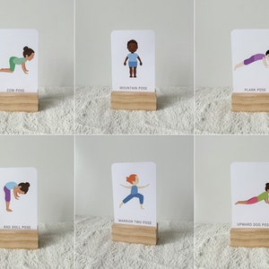 19 Children's Yoga Cards Printable, Kids Movement for Mindfulness ...