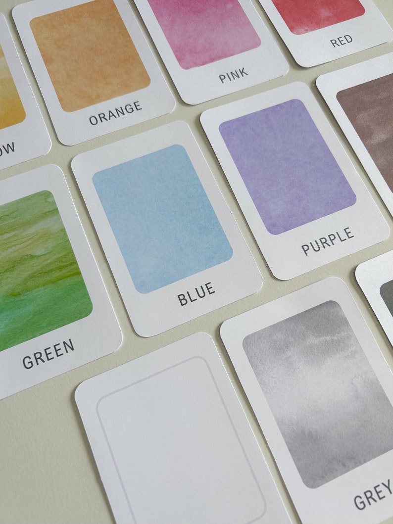 11 Children's Colour Flashcards Printable, Kids Colour Cards ...