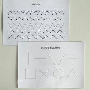 Pre Writing Tracing Sheets Printable, Line Tracing Sheet, Pre Writing ...