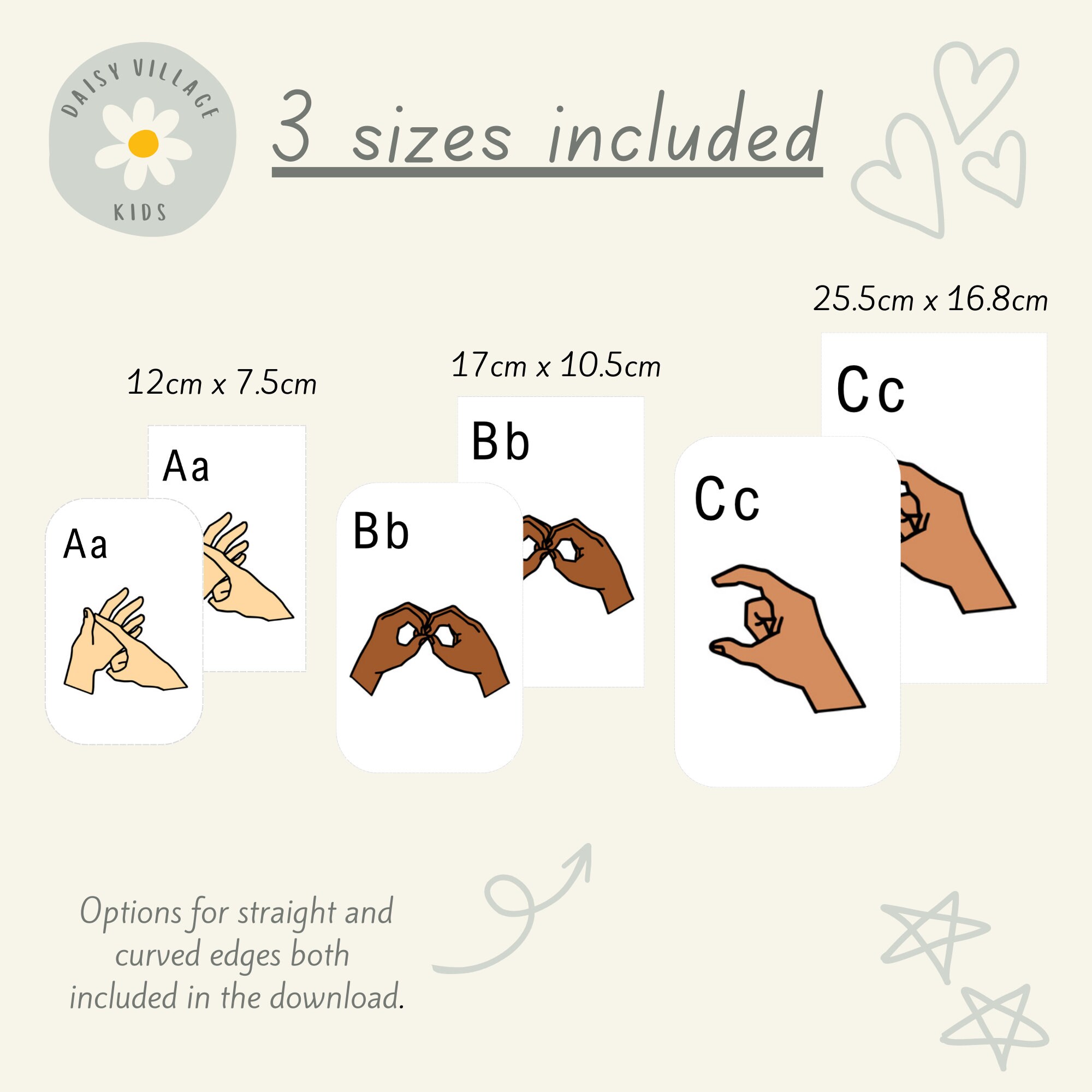 AUSLAN Alphabet Flashcards Printable Learn Australian Sign - Etsy Australia