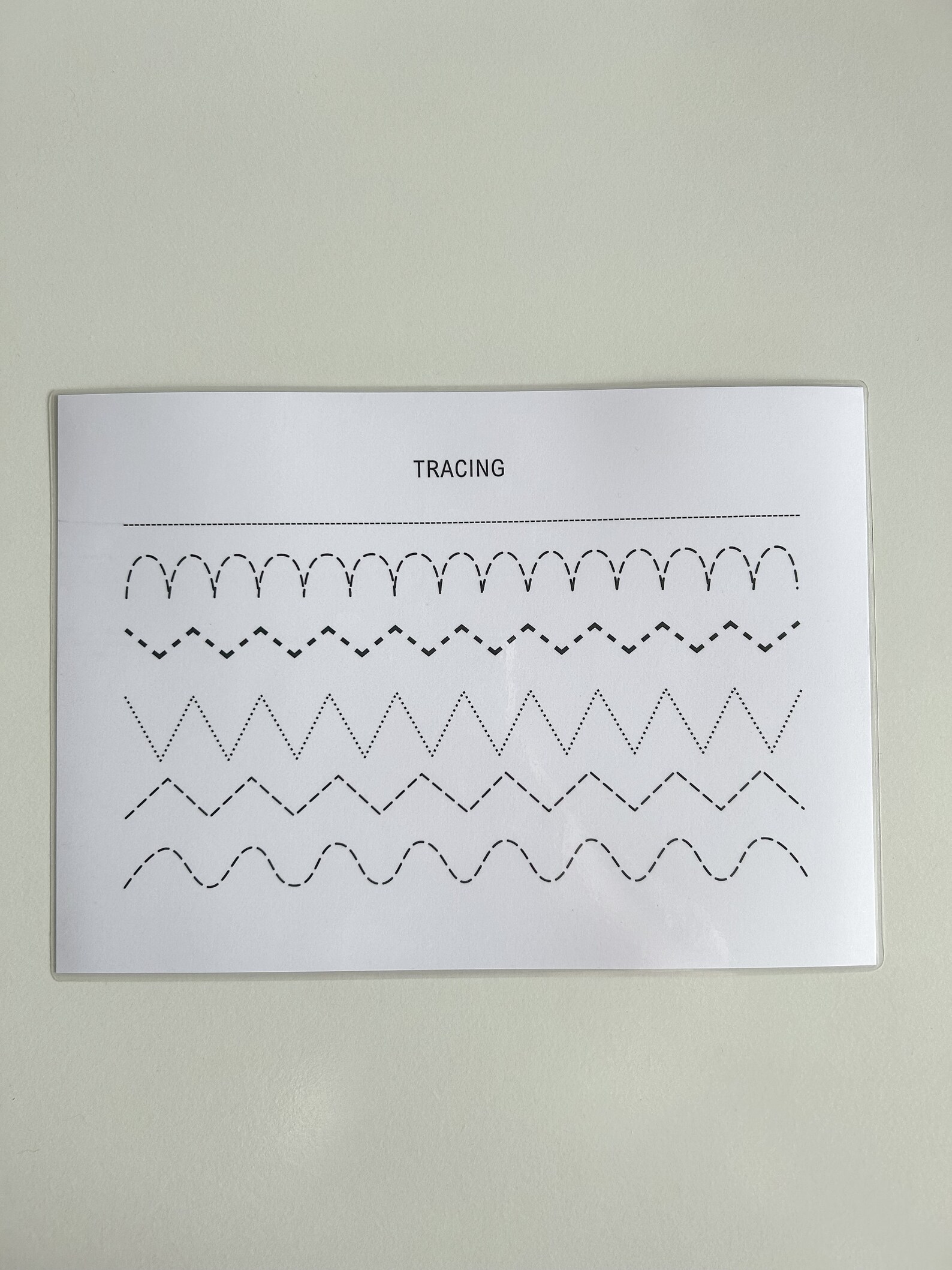 Pre Writing Tracing Sheets Printable, Line Tracing Sheet, Pre Writing ...