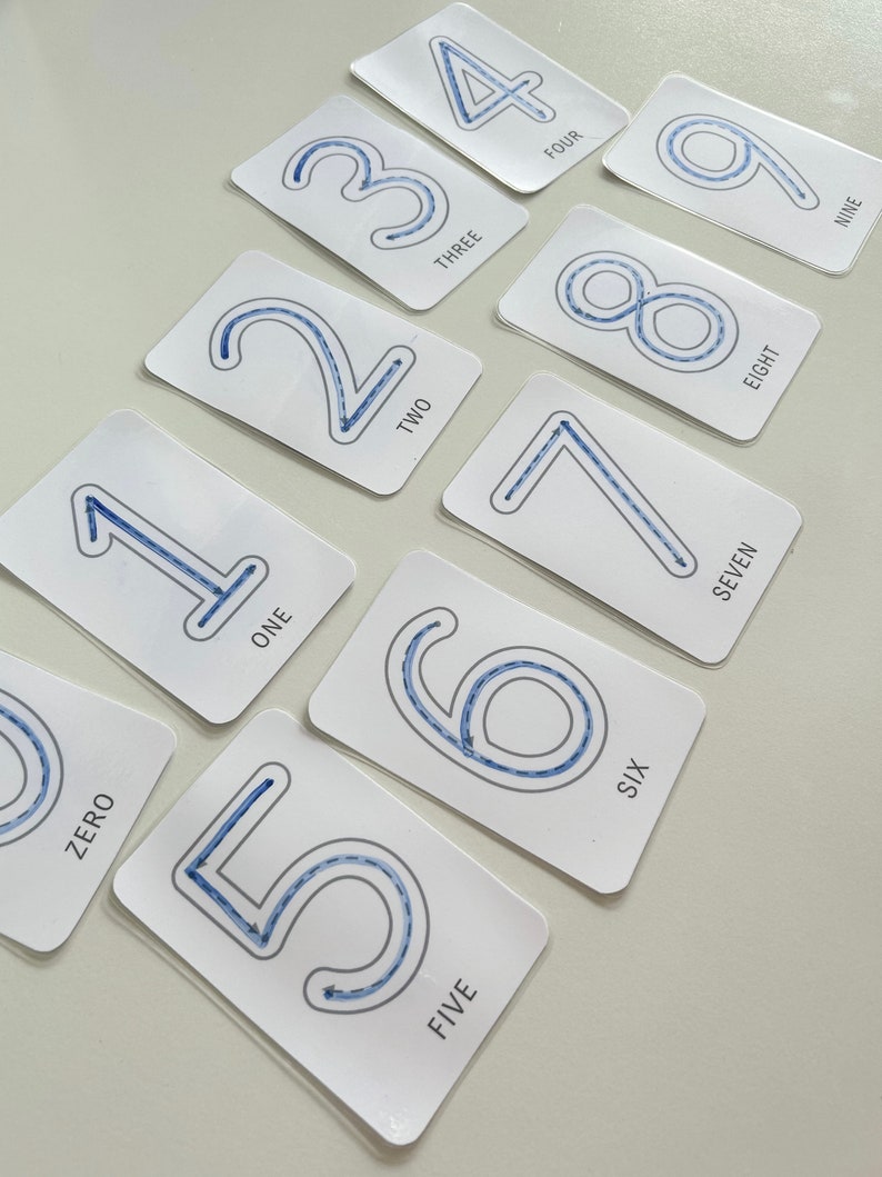 0-99 Number Tracing Cards Printable, Early Writing Skills, Numeracy ...