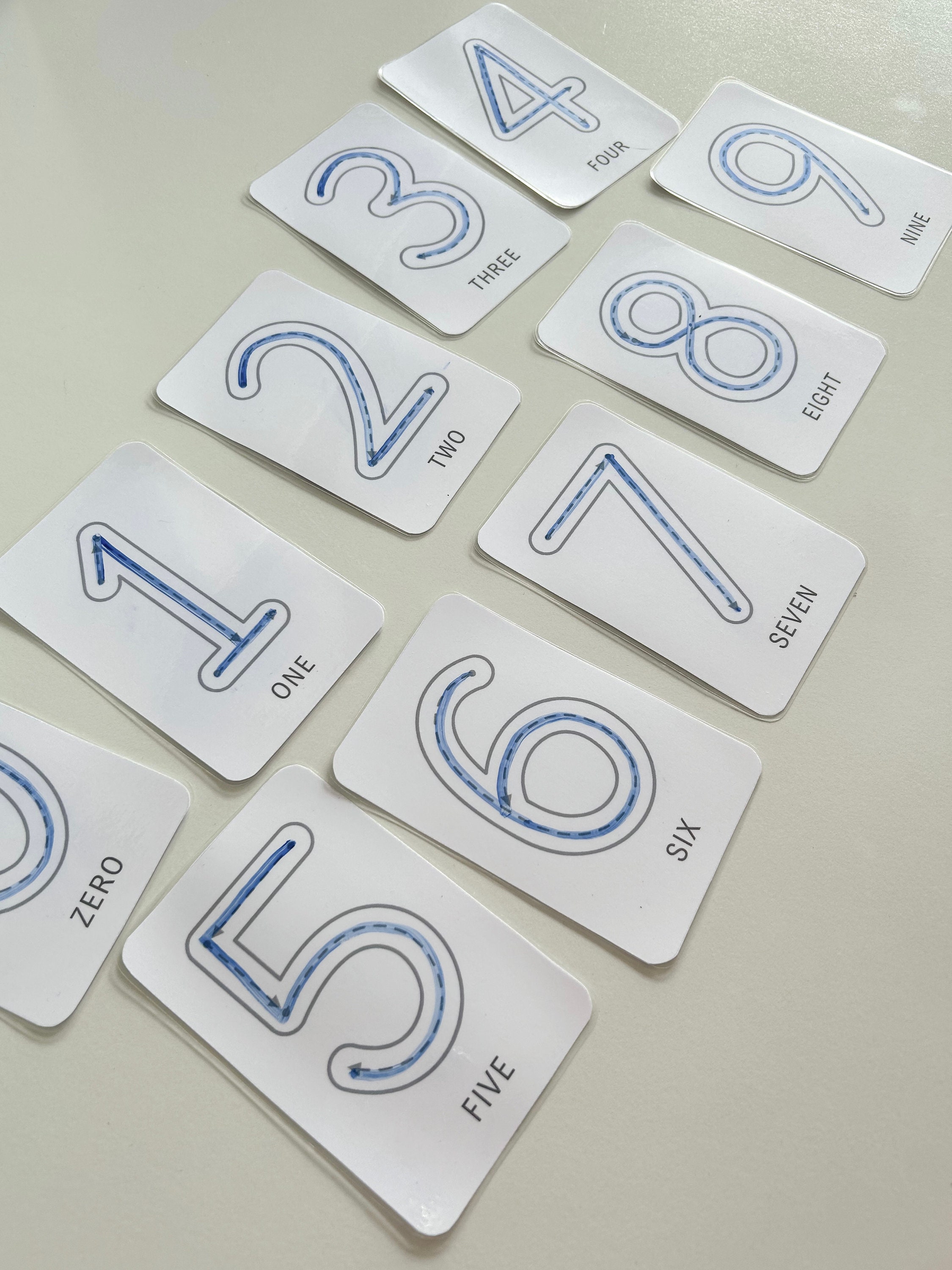 0-99 Number Tracing Cards Printable, Early Writing Skills, Numeracy ...