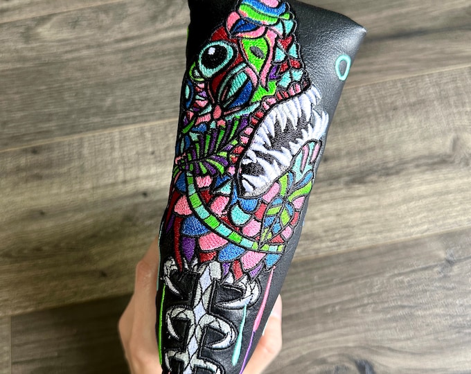 SSG 2022 Shark Week Putter Cover - Blade Sugar Skull Blade Style Putter ...