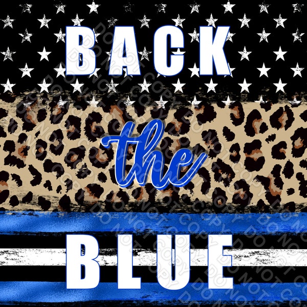 Back the Blue - Etsy