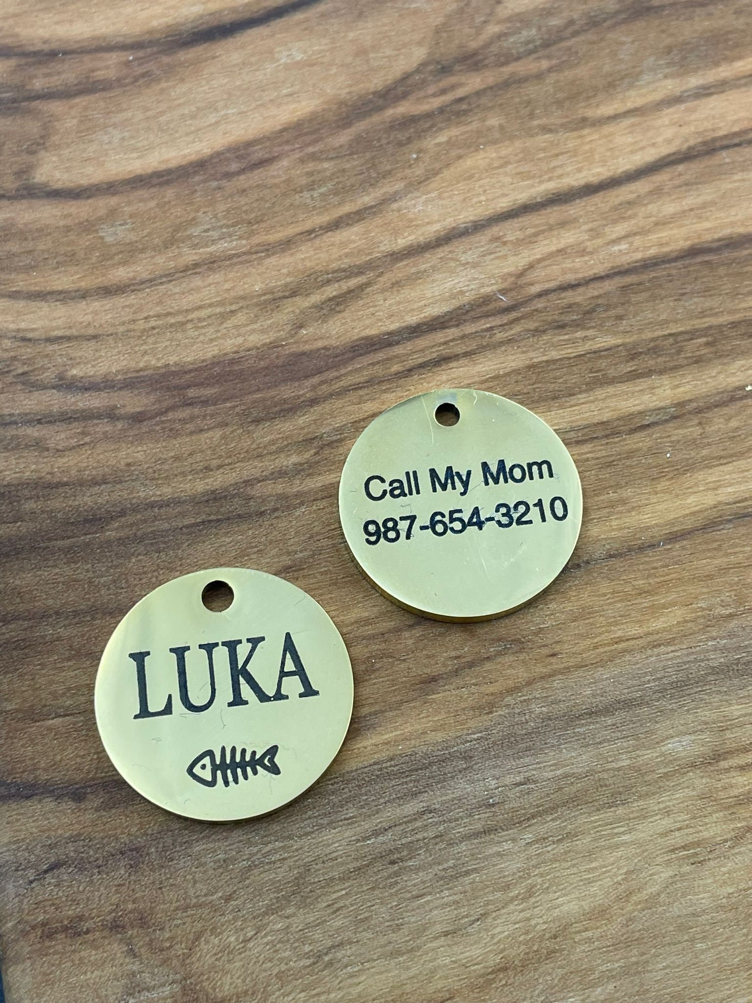 Cat Tag Personalized, Cat Name Tag Small, Cat Collar Name Tag ...