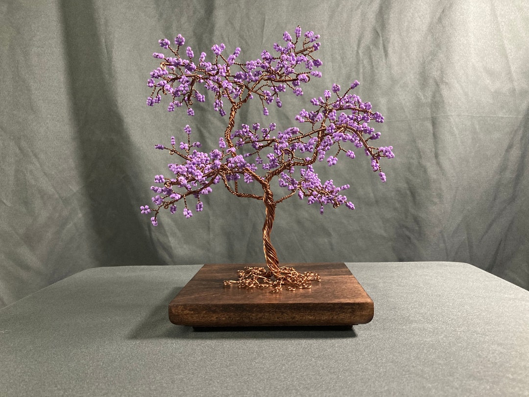 Blossom Wire Tree Sculpture Tree of Life Bonsai Tree Original Handmade ...