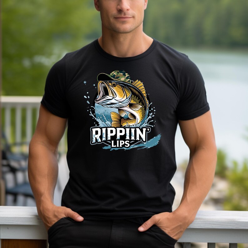 Rippin Lips Bass Fishing SVG| Large Mouth Bass | Bass Fishing | Fishing ...