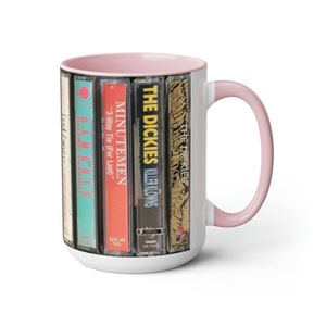 Punk Cassette Coffee Mug 15oz Tea Mug Punk Fugazi Cassette Offspring ...