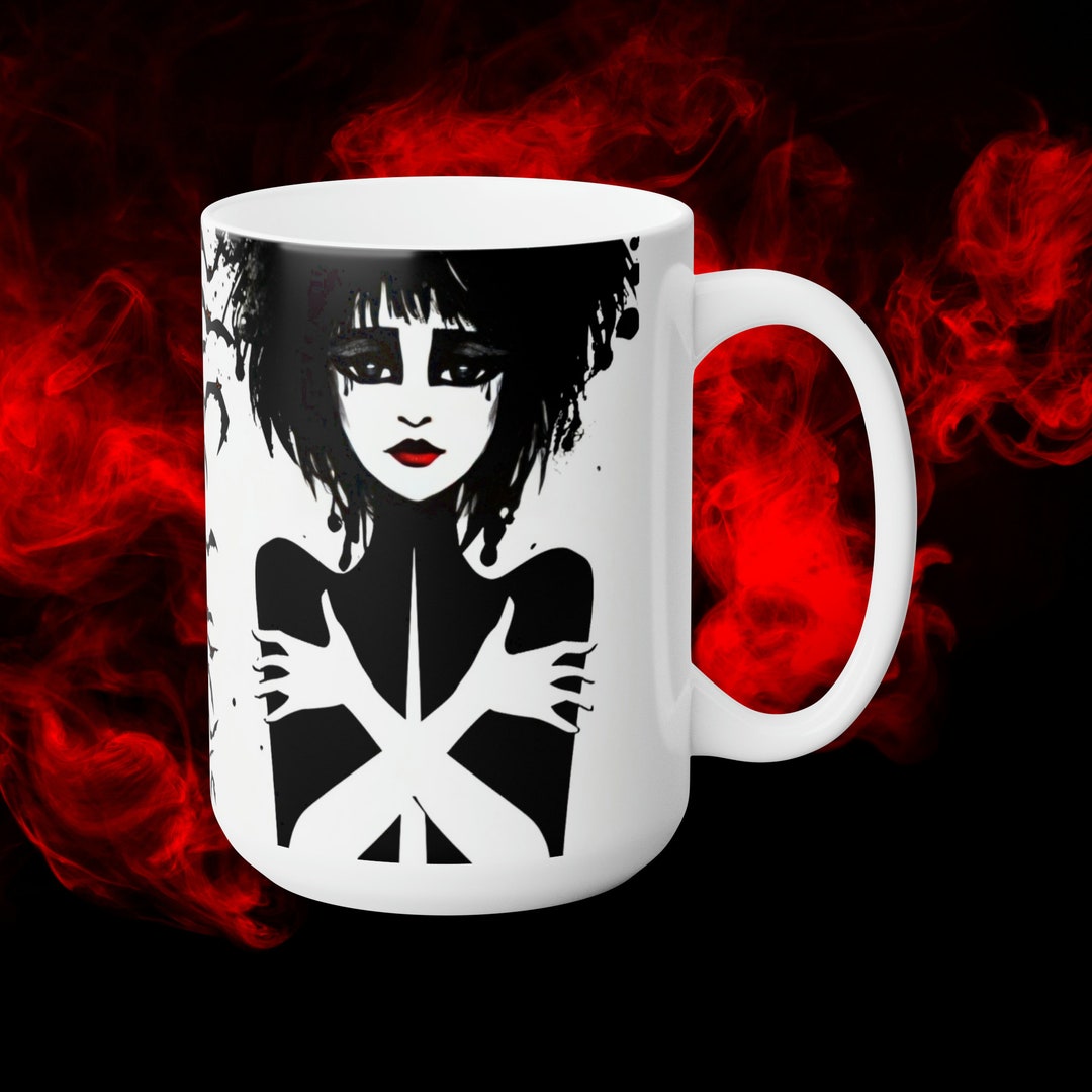 Siouxsie and the Banshees Fan Art Goth Coffee Mug, BIG 15oz. - Etsy