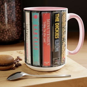 Punk Cassette Coffee Mug 15oz Tea Mug Punk Fugazi Cassette Offspring ...