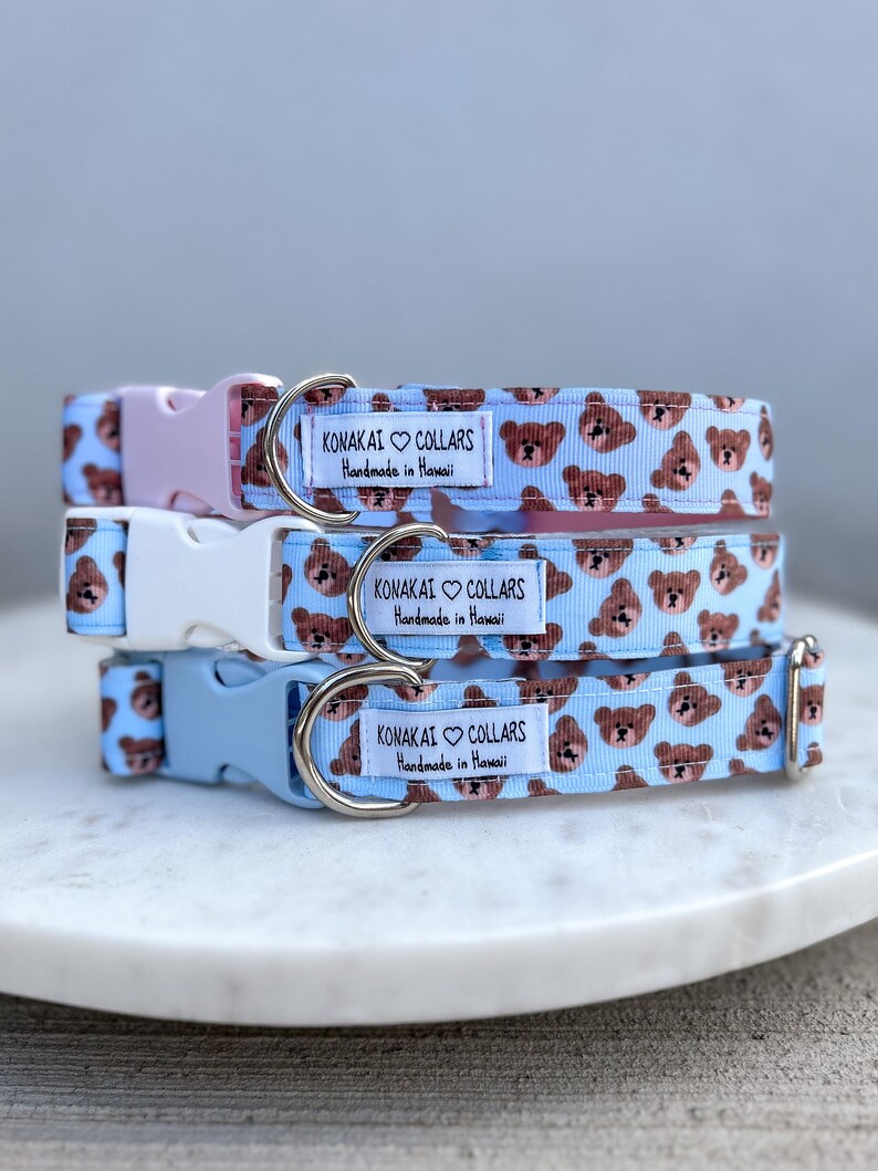 Teddy Bear Dog Collar / Leash - Etsy