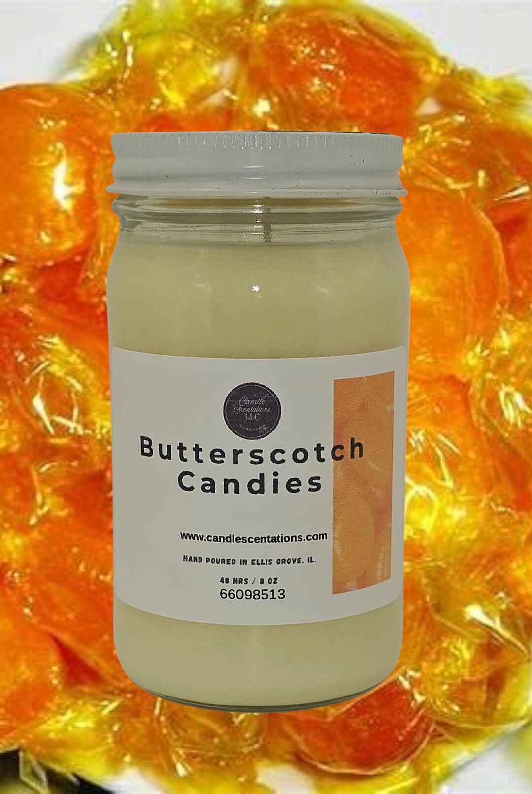 Butterscotch Candies 8oz. Candle - Etsy