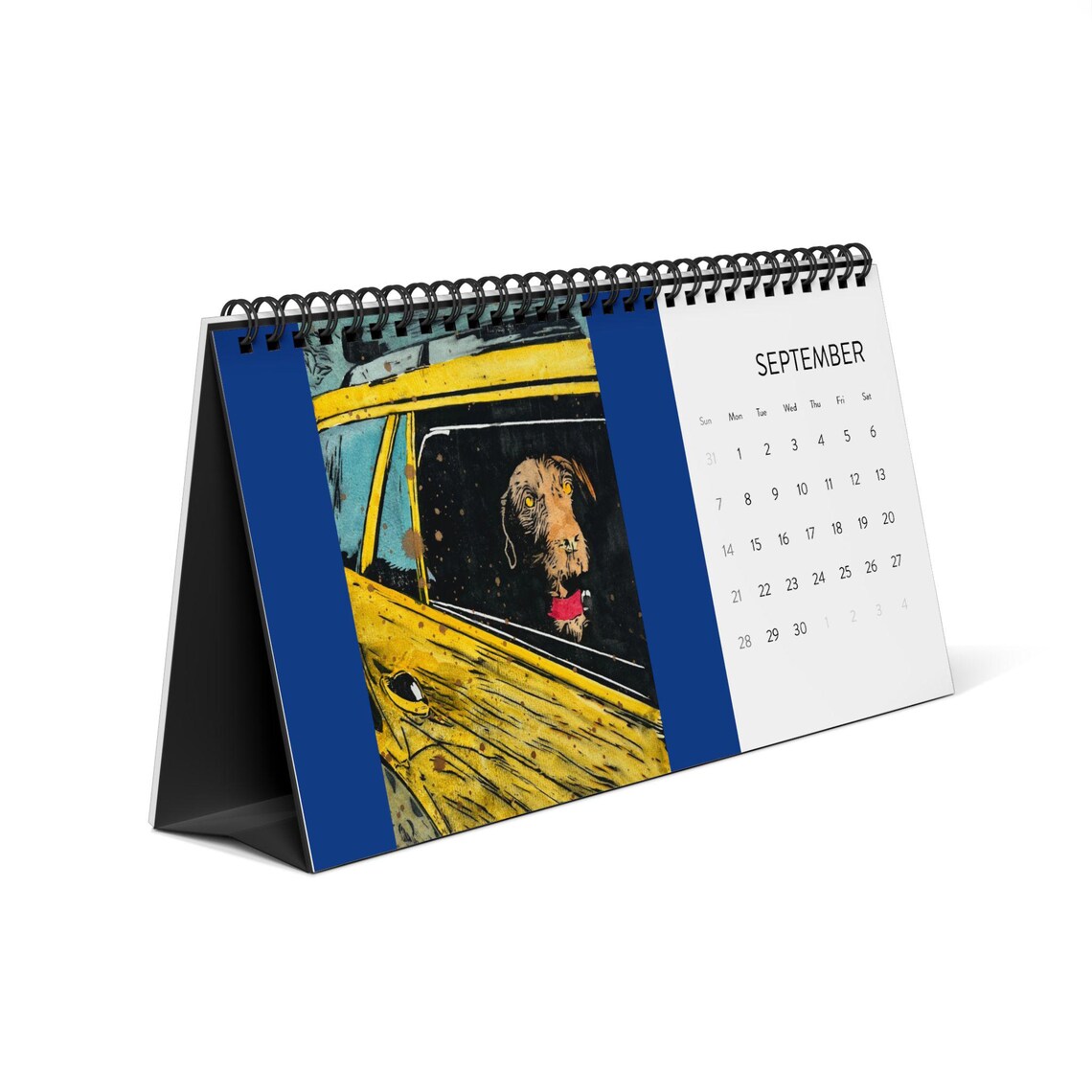 Desktop Calendar (2025 Grid) - Etsy