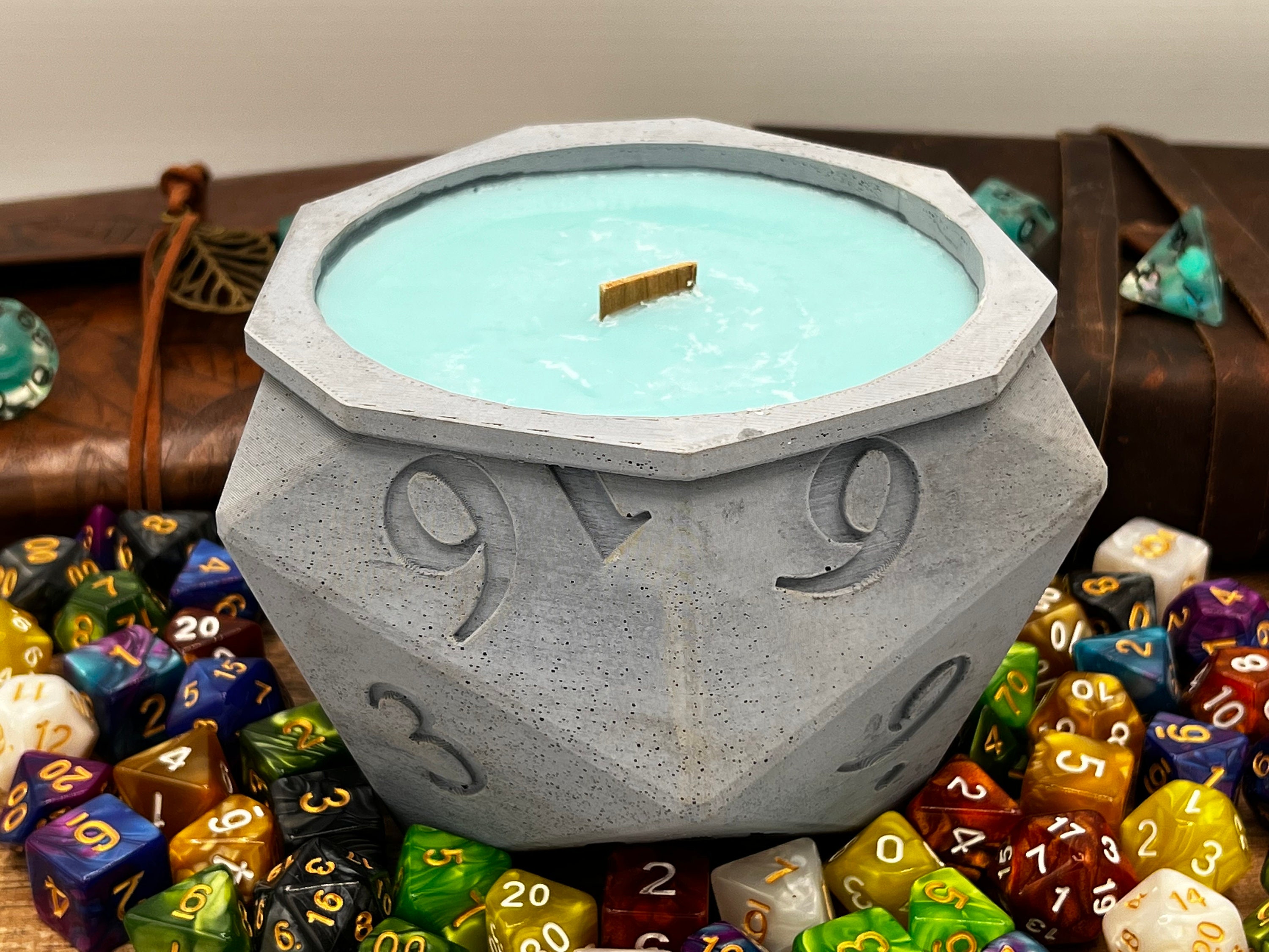 14oz Dnd D20 Candle Scented Dungeons and Dragons Roleplay - Etsy