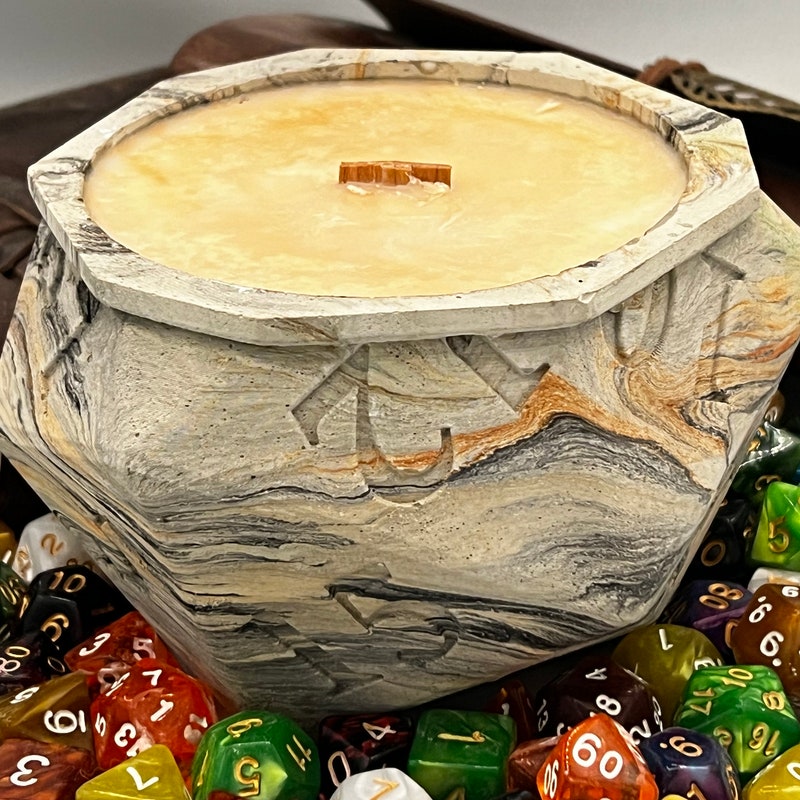 D20 Candle - Etsy