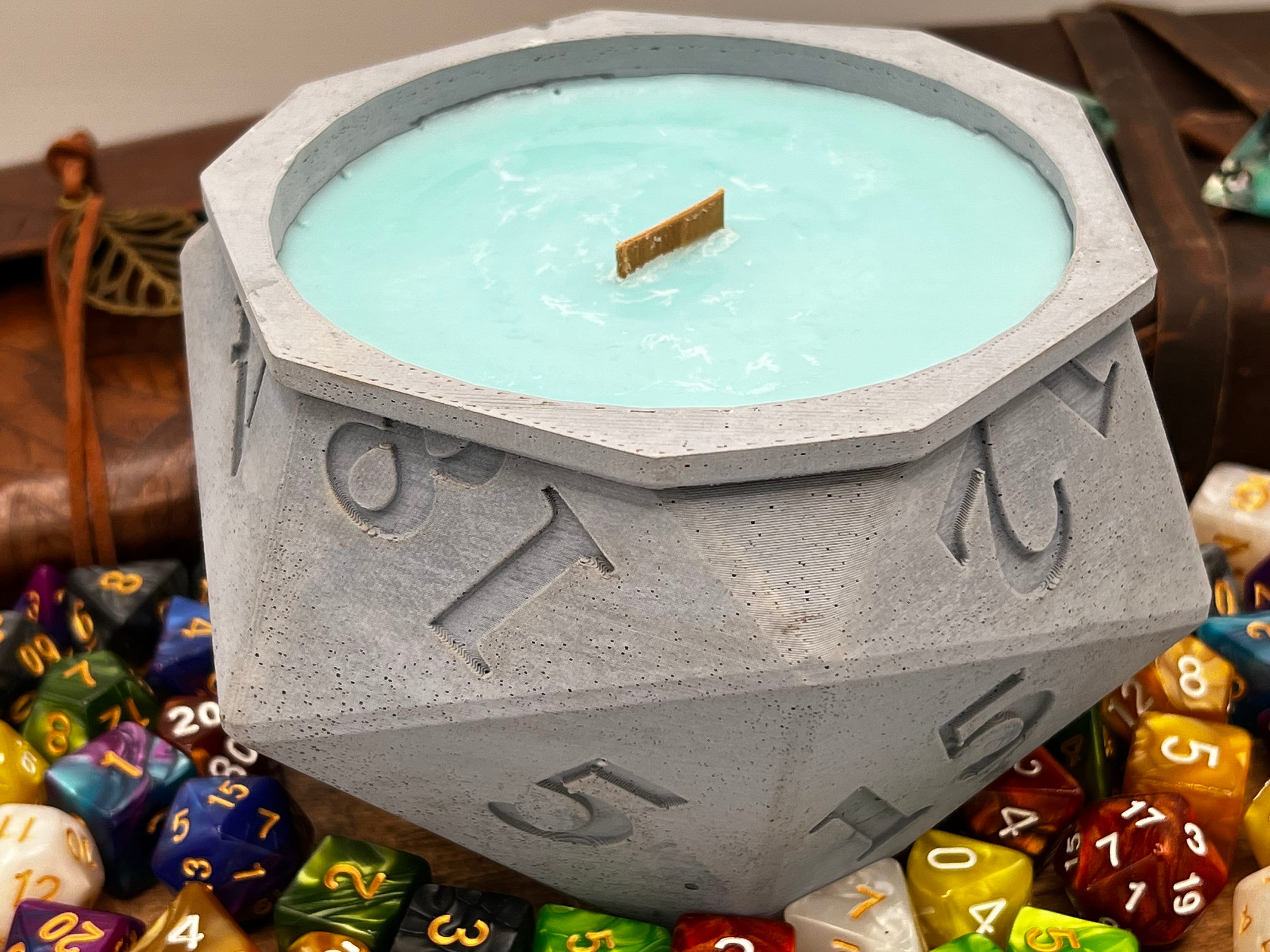 14oz Dnd D20 Candle Scented Dungeons and Dragons Roleplay - Etsy