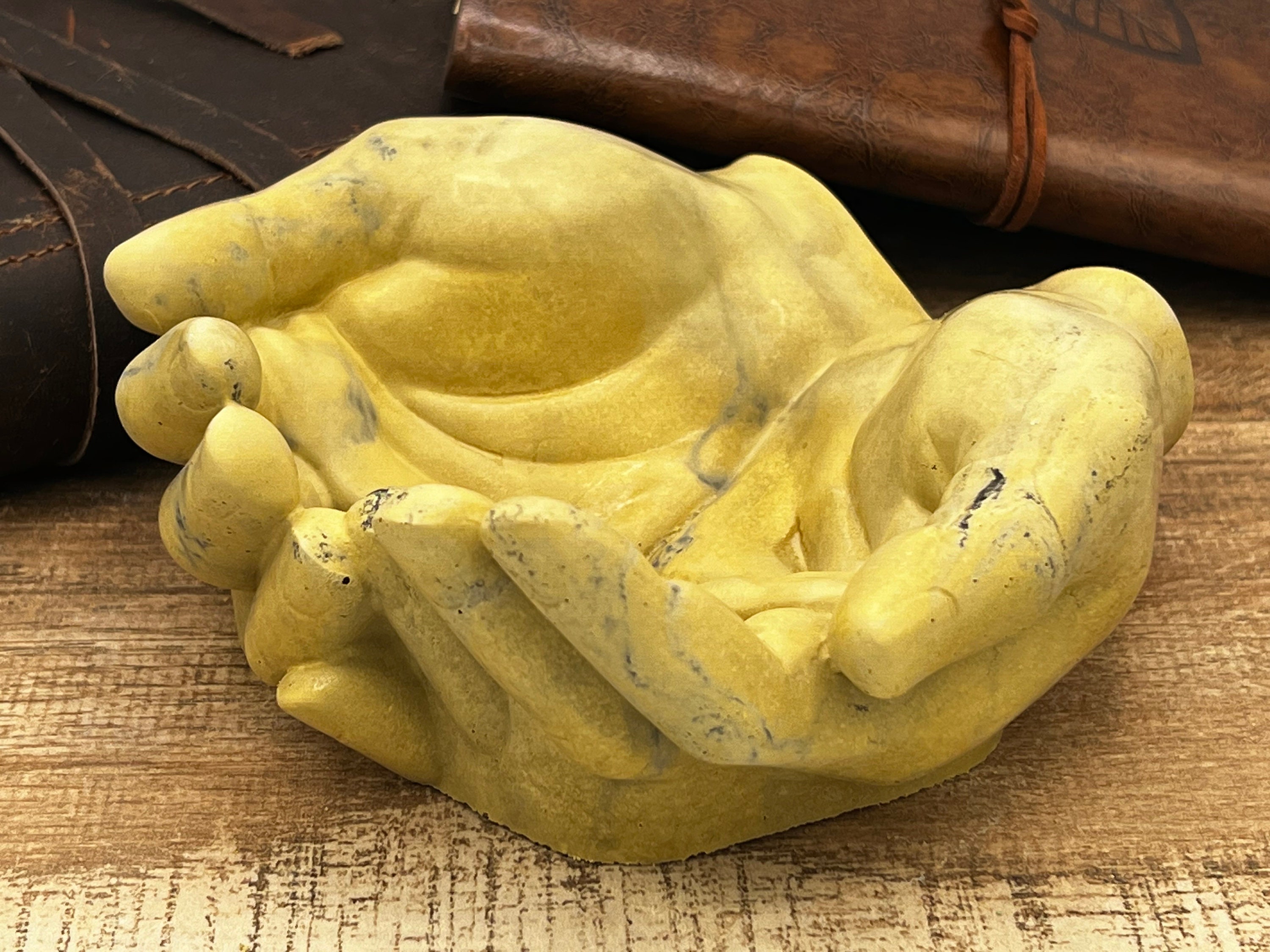 Concrete Hand Shaped Key Tray Valet Tray Entryway Bowl - Etsy