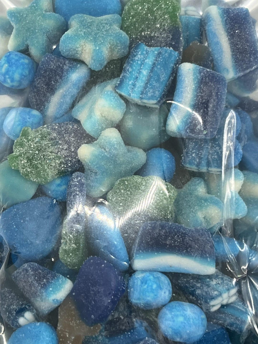 500 Kg Dazzling BLUE Mix Sweet Bubs Swedish Candy Assorted Mix, SHIPS ...