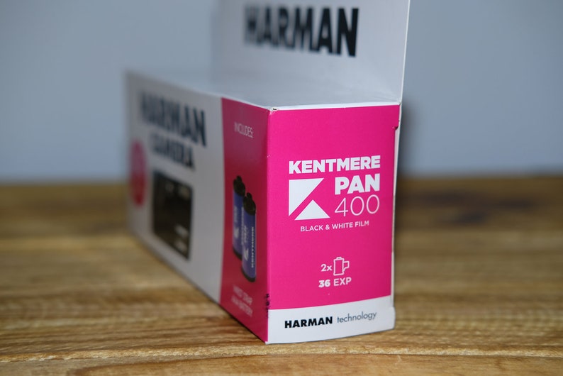 ILFORD Harman Reuseable | 35mm Film Camera | Includes 2x Kentmere Pan ...