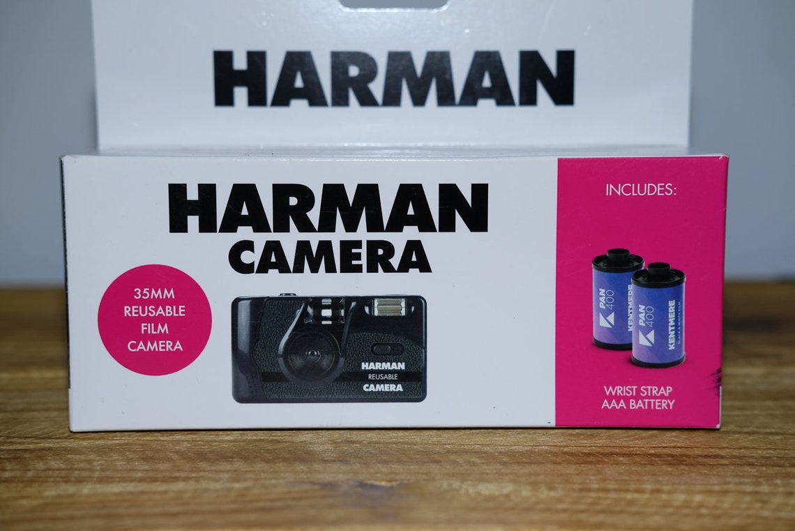 ILFORD Harman Reuseable | 35mm Film Camera | Includes 2x Kentmere Pan ...
