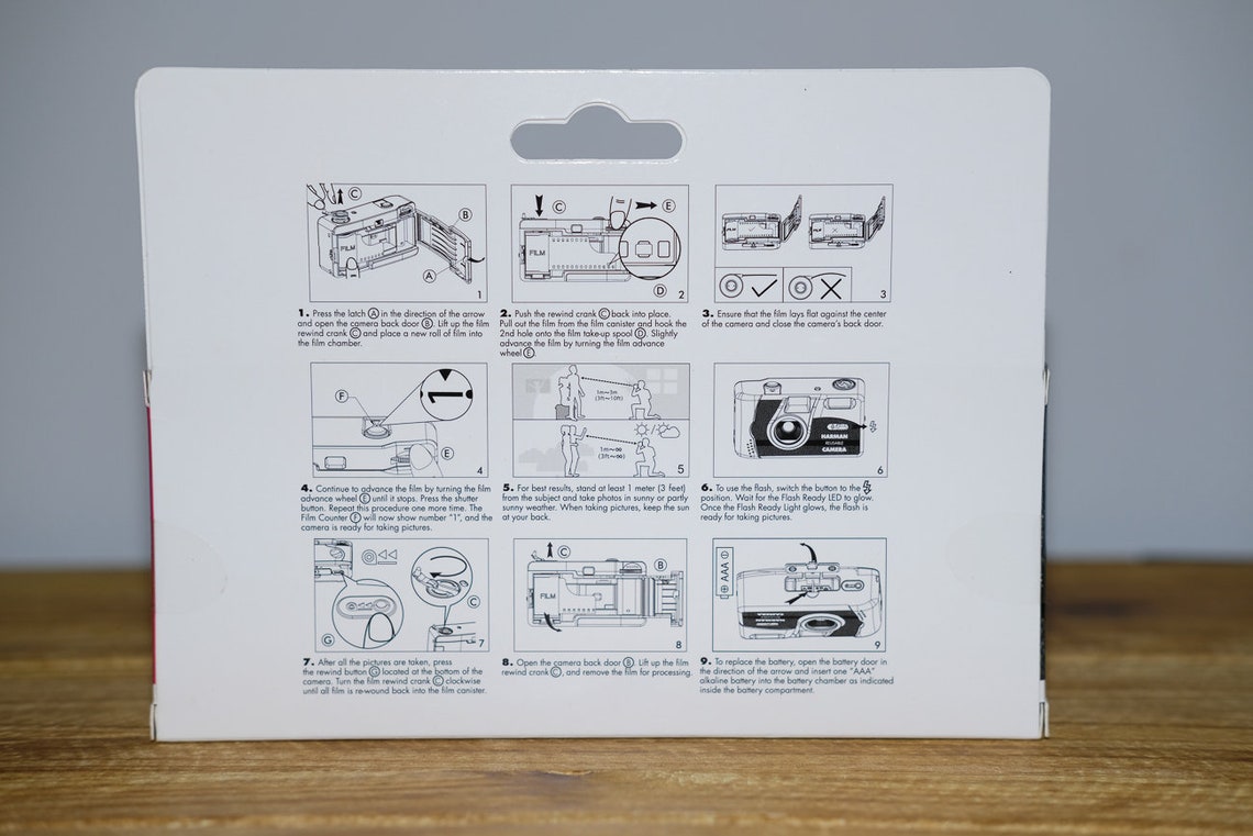 ILFORD Harman Reuseable | 35mm Film Camera | Includes 2x Kentmere Pan ...