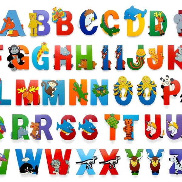 Alphabet Wall Letters - Etsy