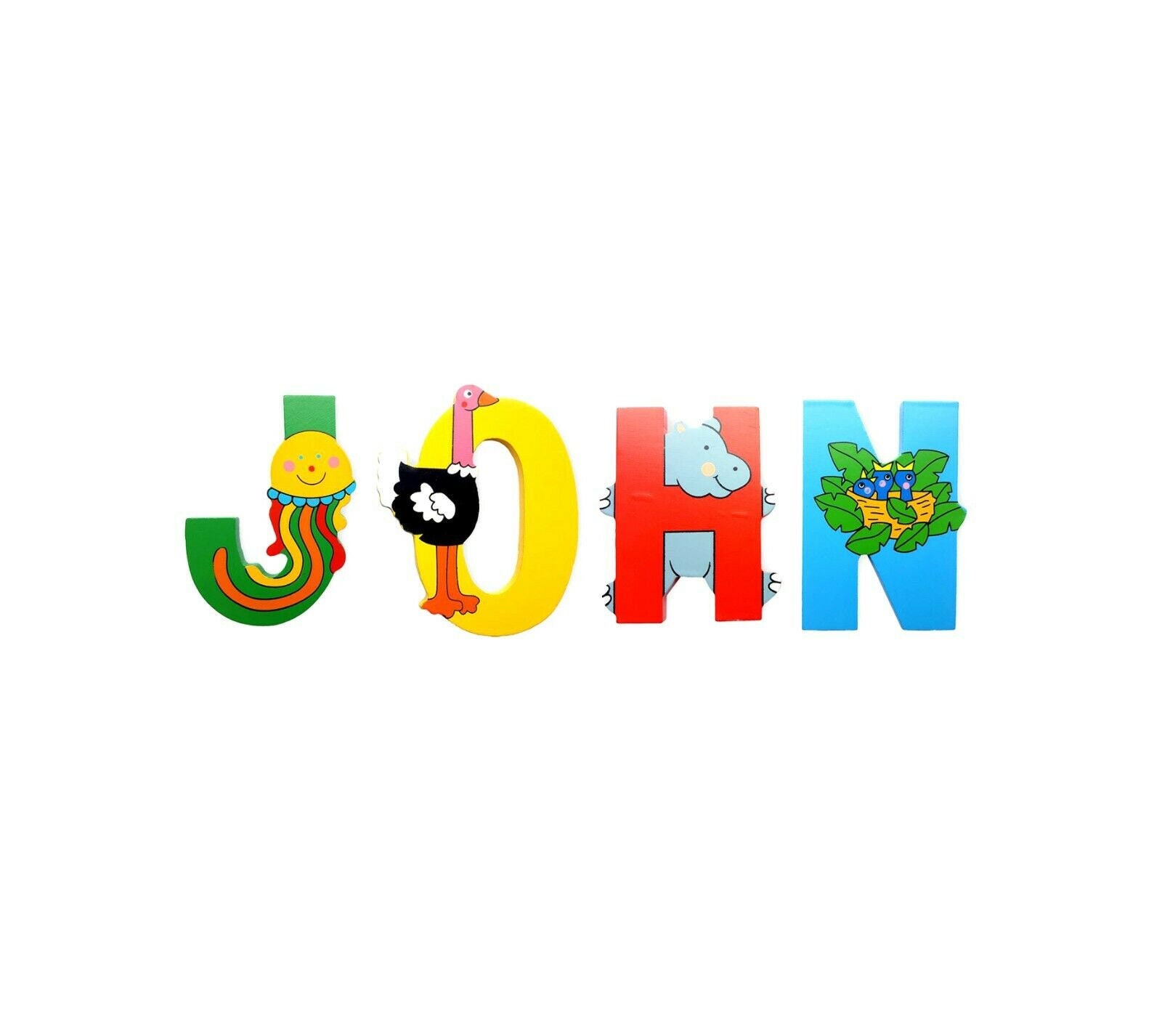 John In Bubble Letters