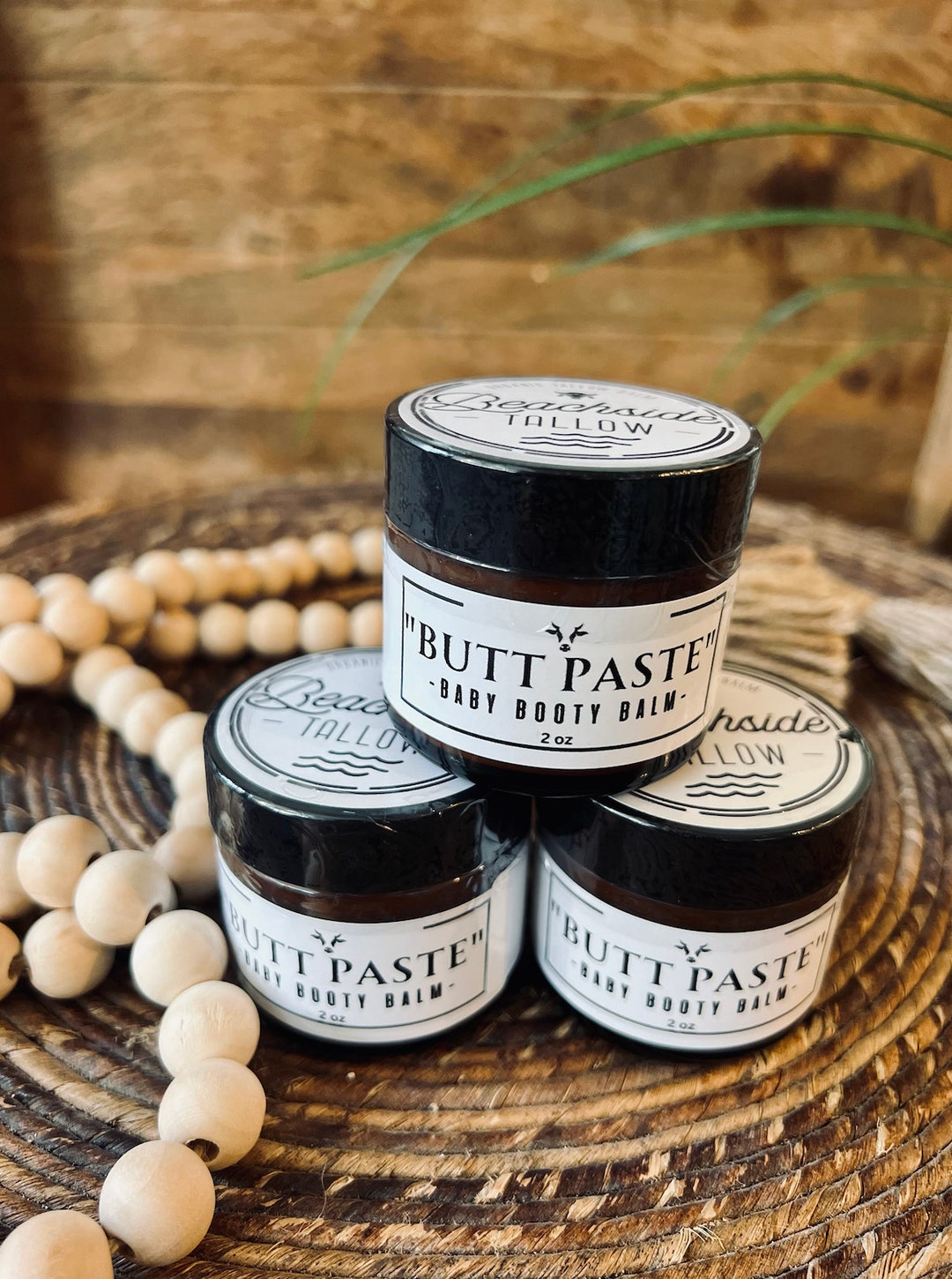 BUTT Paste-baby Booty Balm, Diaper Rash Cream, Prevent and Sooth Diaper ...