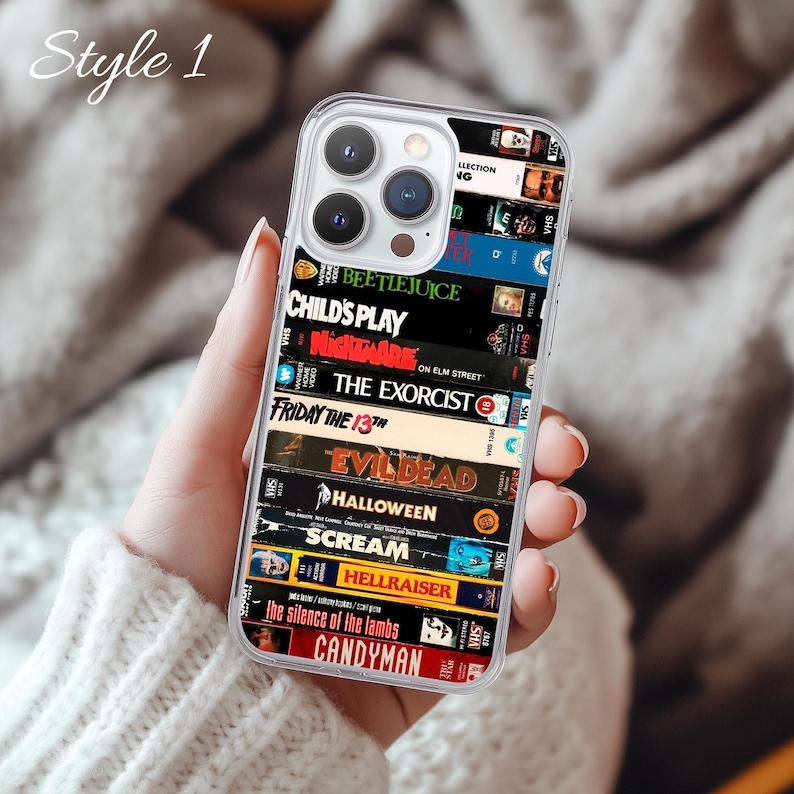 New Retro Horror VHS Tape Phone Case / Horror Movie Phone Case / Scary ...