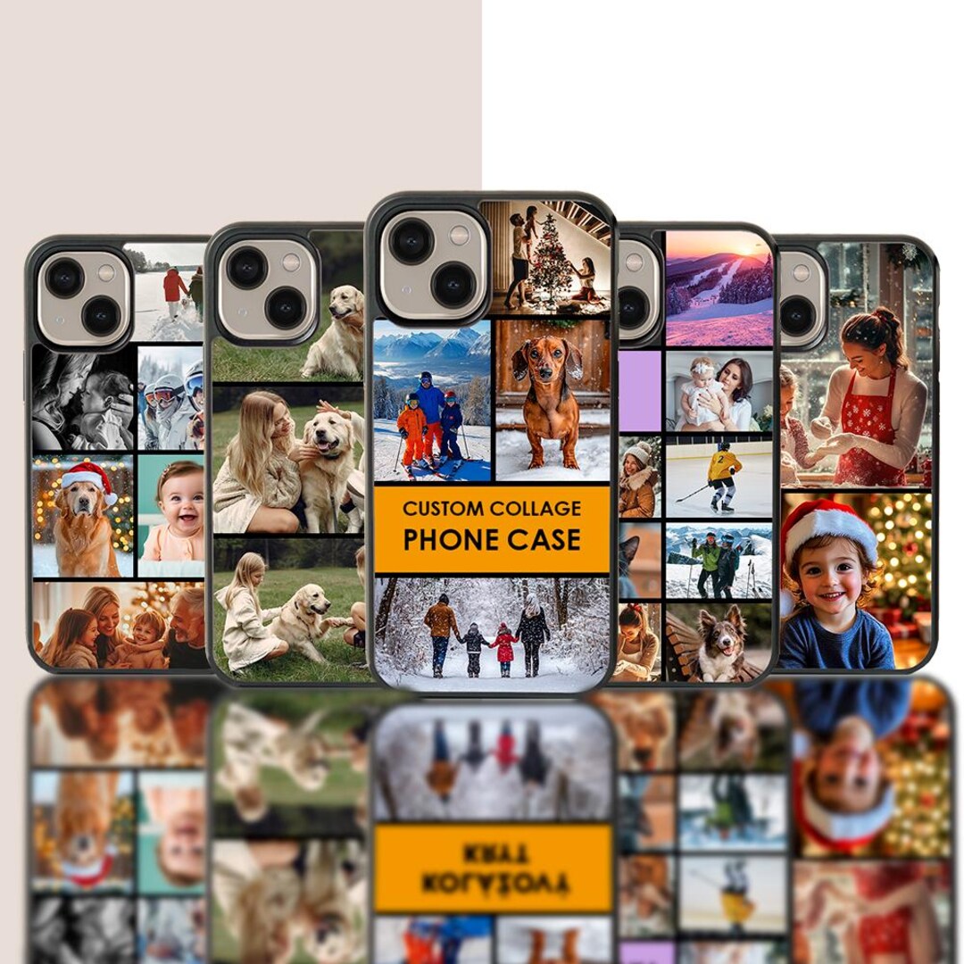 Custom Photo Collage Phone Case, Personalized iPhone Case, Custom Photo ...