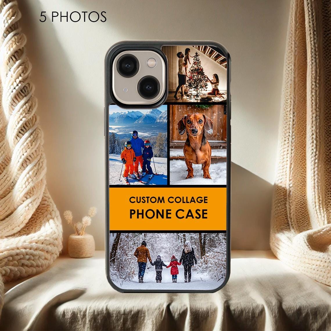 Photo Collage Phone Case, Personalized Gift for Her, Case for iPhone SE ...