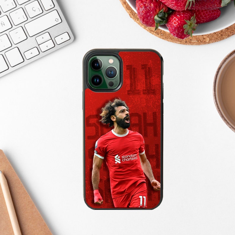 Mohamed Salah Football Phone Case, Liverpool FC Inspired Phone Case ...