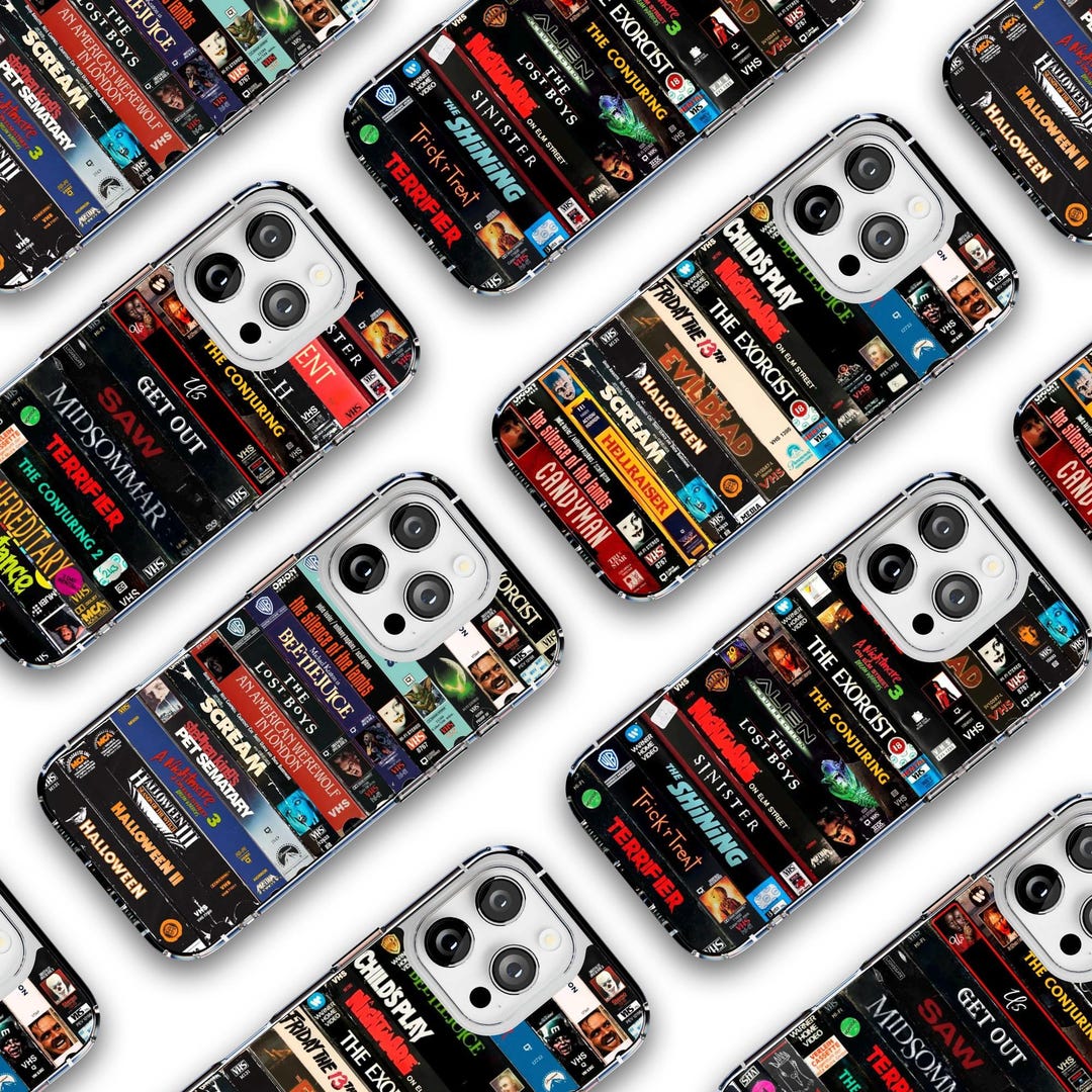 New Retro Horror VHS Tape Phone Case / Horror Movie Phone Case / Scary ...